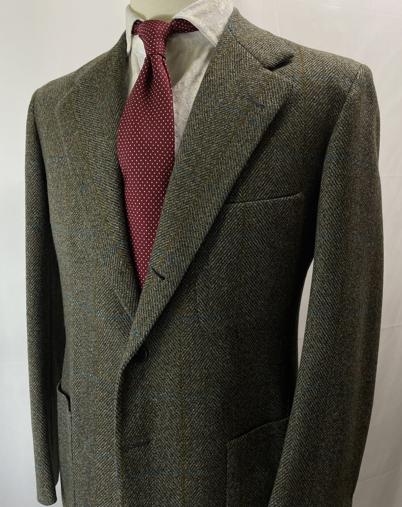 【SEMINARA per Franco Minucci セミナーラ】フィレンツェ仕立て注文服 秋冬向け ヴィンテージツイードジャケット 44 ...